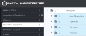 The ‘Dimensions’ class of BIM object properties – BIMAXON